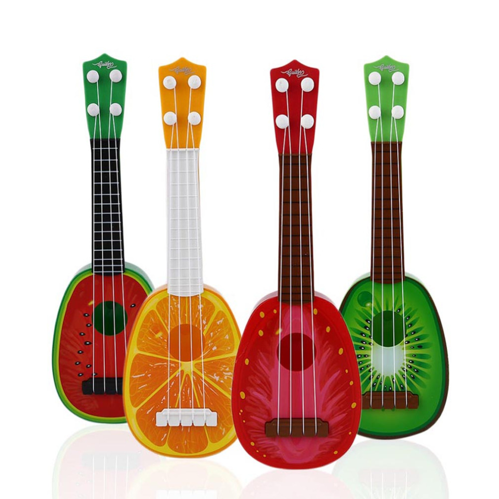 Mini Fruit Guitar Ukulele Musical Instrument Kids Educational Toy ...